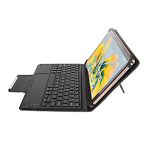 Airshi Tablet PC, 3 Card Slots 10.1 Inch FHD Aluminum Alloy Desktop Tablet for Travel (US Plug)