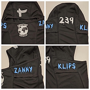 Custom Ski Mask Design Your Own Tactical Face Mask Customize Balaclava (Black)