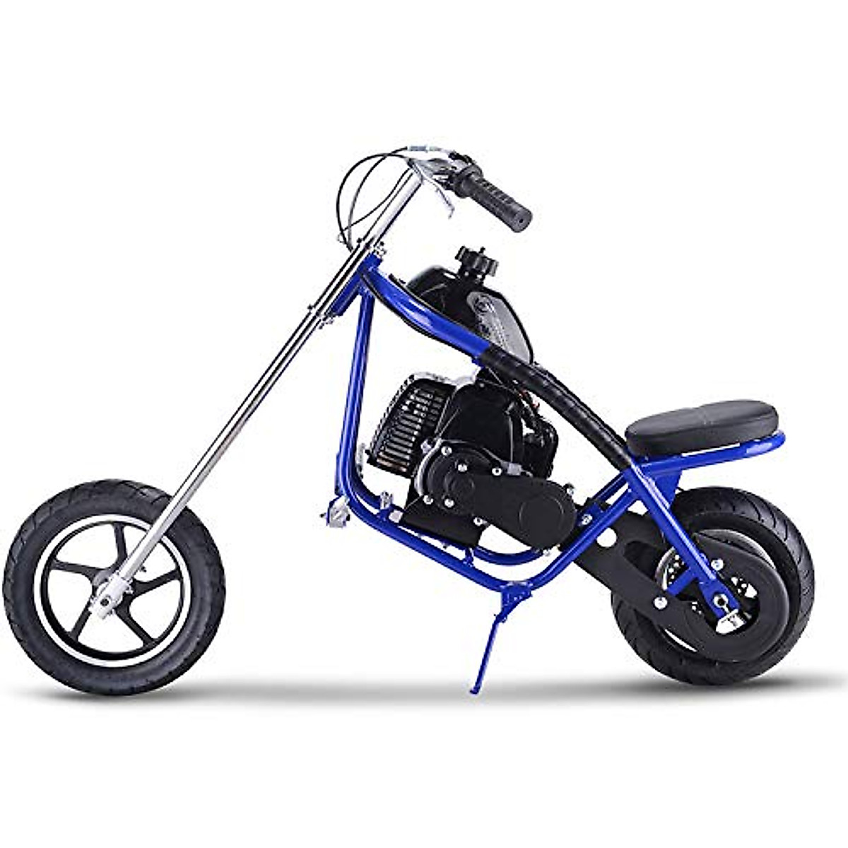 MotoTec 49cc Gas Mini Chopper Blue