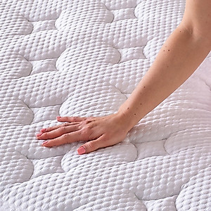 GhostBed Luxe 13 Inch Cool Gel Memory Foam Mattress - Cooling Technology & Comforting Pressure Relief, Full