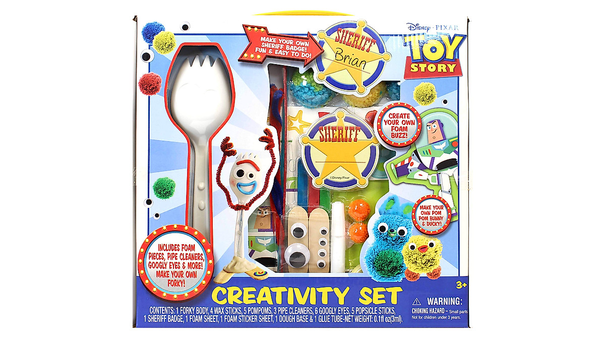 Disney Toy Story 4 Forky Creativity Set - Fun Craft Kit!