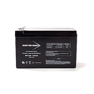 Bright Way Replacement Battery for CyberPower 1500AVR-HO 12V 9AH F2 UPS Battery