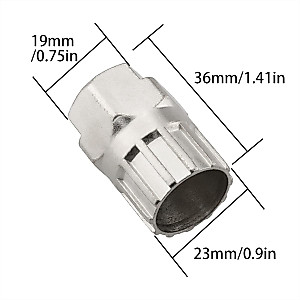 ZRM&E Alloy Steel Bike Freewheel Removal Repair Tool Compatible with 12 Tooth Spline Flywheel