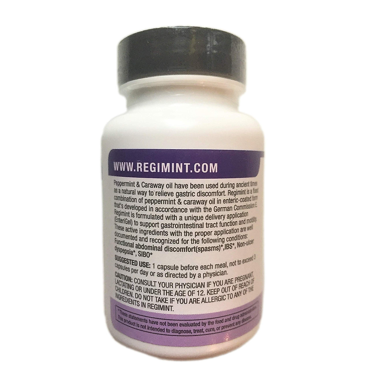 REGIMINT: Peppermint Oil Capsule plus caraway oil enteric-coated for IBS