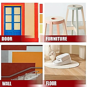 Cordless Paint Sprayer for Milwaukee 18V Battery, Portable HVLP Paint Sprayer with 2 Nozzles & 3 Patterns for Painting Walls, Ceilings, Furniture, Gardens, Fences (Battery not Included)