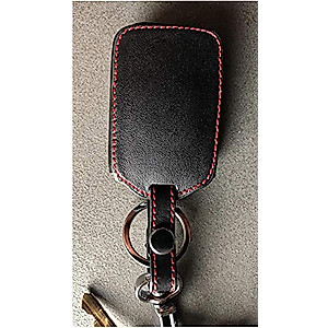 KAWIHEN Leather Key Fob Cover Compatible with 2014 2015 2016 2017 Chevrolet Chevy Suburban Tahoe GMC Yukon M3N-32337100 13577766