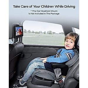 YOTON 9.5" Portable DVD Player for Kids and Car, 7.5" Swivel HD Screen with 4-6 Hours Built-in Battery, Support Sync Screen to TV, Support SD Card/USB/Multiple Disc Formats