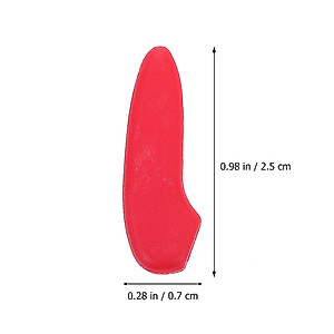 UPKOCH 30Pcs Knife Blade Tip Protector Knife Tip Guards Plastic Knife Point Cover Blade Tip Sleeves Kitchen Knifehead Guard for Kitchen Dining Injuries Red