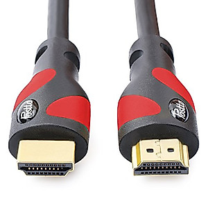 Postta HDMI Cable(50 Feet Red) HDMI 2.0V Support 4K 2160P,1080P,3D,Audio Return and Ethernet - 1 Pack