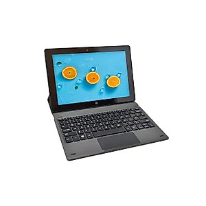 10.1" Windows 11 Full HD Tablet with Docking Keyboard - 2 in 1 Laptop / Ultra Slim Tablet PC - FWIN232 PRO S3, 8GB RAM, 256GB Storage, N4120 Quad-Core CPU, FHD (1920x1200), M.2 SATA Expandable Storage