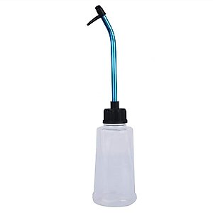 Fuel Filler Bottle, 250ML Universal RC Car Accessory Nitro Engine Fuel Filler Bottle with Aluminum Alloy Bottle Straw for RC Model Car White Fuel Bottle