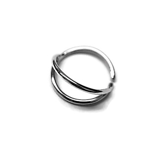 SERYNOW Nose Ring Hoop 20g 316L Surgical Steel Monn Nose Rings Body Piercing Jewelry for Women Girls