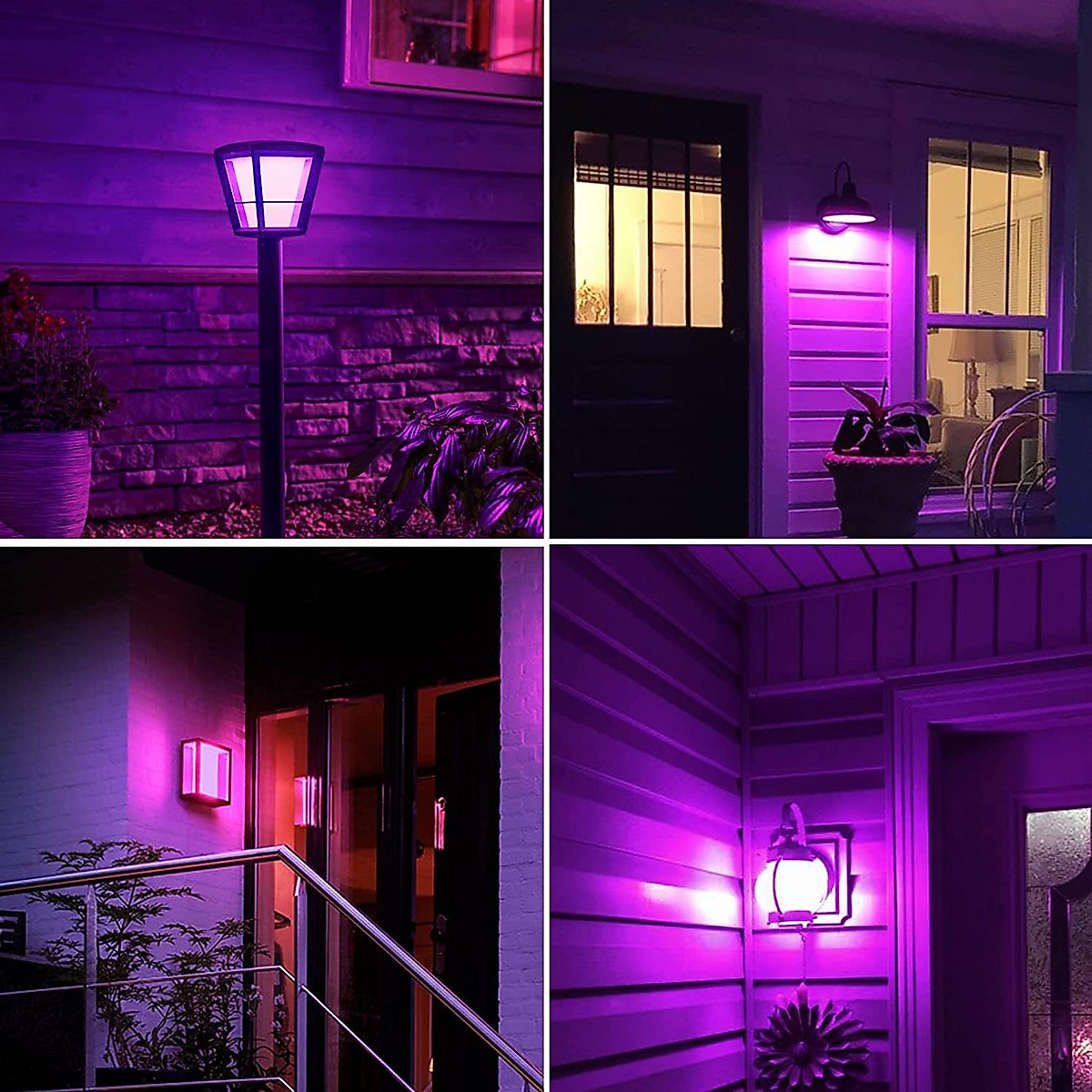 GOHDLAMP LED Black Light Bulb 15W Blacklight 100 Watt Equivalent LED Bulbs, 120V E26 Standard Base, UVA Level 395-400nm, Glow in The Dark for Body Paint, Blacklights Party, Fluorescent Poster- 2 Pack