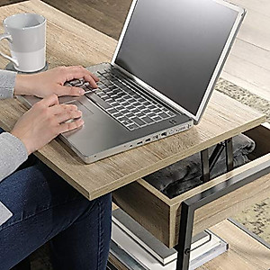 Sauder 424931 North Avenue Lift-Top Coffee Table, Charter Oak Finish