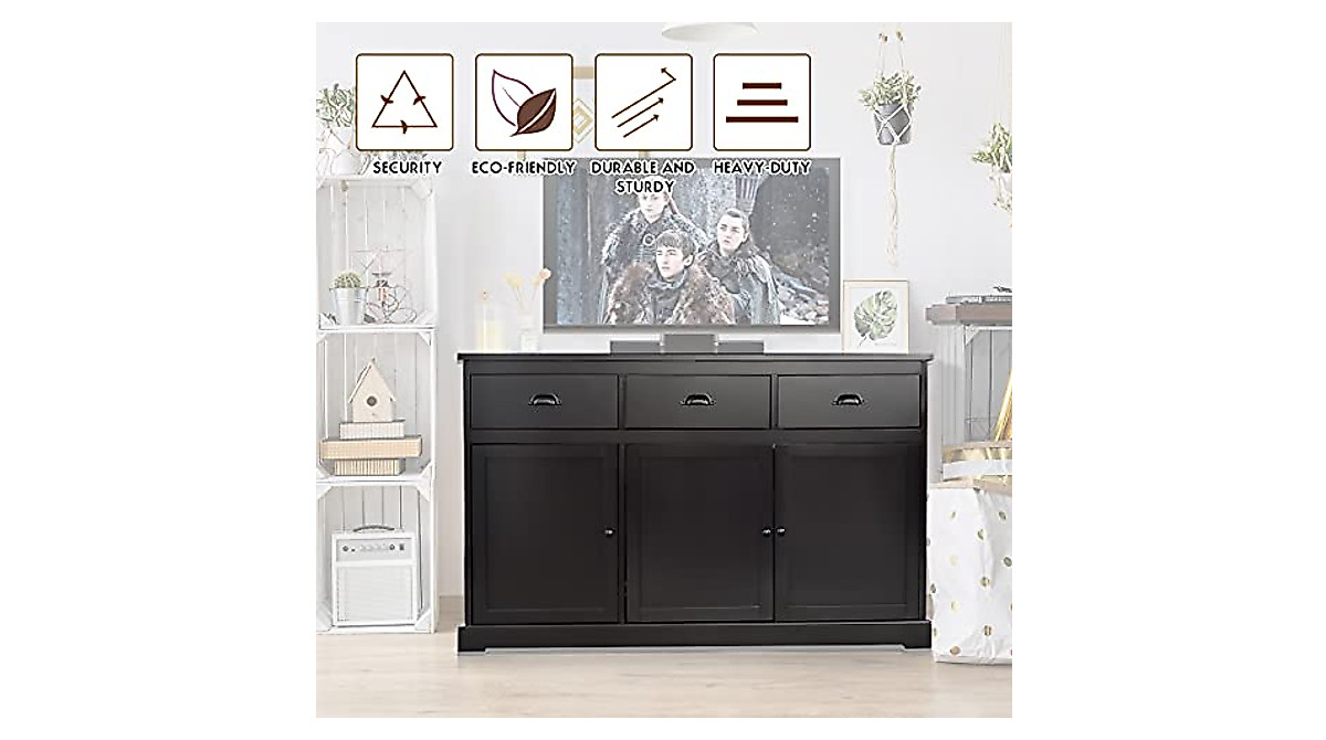 DORTALA Kitchen Buffet Sideboard - Stylish Storage for Dining & Home