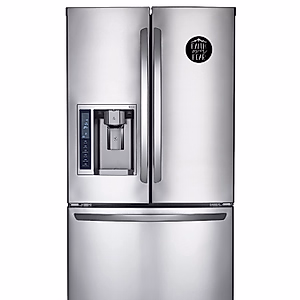 Faith Over Fear Refrigerator Magnet, Cute Round Magnetic Decal for Cars, Locker, Fridge or Mailbox, Inspirational Religious Magnets, 5.5 Inches