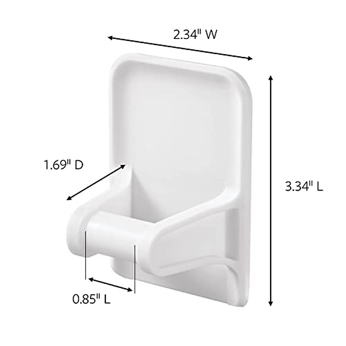 Command Spray Bottle Hanger, Total 2 Holders with 4 Command Strips, 2 Pack of 1 Hanger, Organize Damage-Free