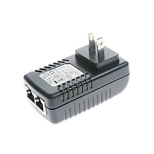 NOYITO 24V 0.5A PoE Injector Power Supply Adapter with Wall Plug IEEE 802.3af Compliant 10 100Mbps for IP Camera Voip Phones AP