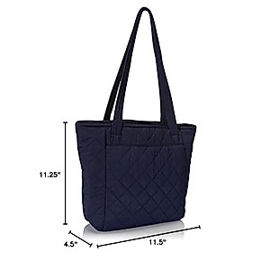 Vera Bradley Women's Performance Twill Small Tote Bag, Classic Navy, One Size