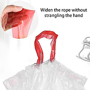 8 Gallon Trash Bags 120 Count Black Drawstring Trash Bags Thick Garbage Bags for Office Kitchen Home Plastic Trash Bags 22.06'' x 25.61'' (White, 8)