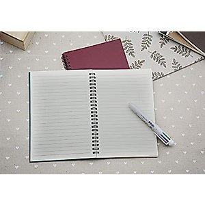 Spiral Notebook, 6 Pcs A5 Craft Softcover 8mm Ruled 6 Color 60 Sheets -120 Pages Journals for Study and Notes(6 color)