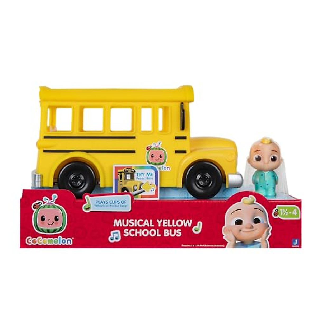 CoComelon Musical Yellow School Bus ,WT80113
