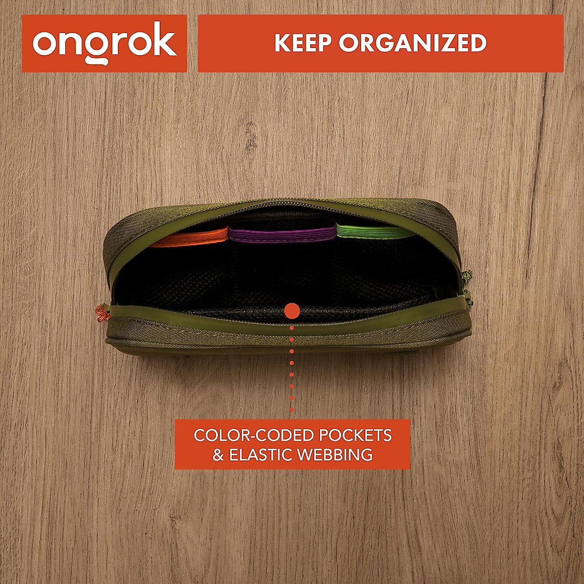 Carbon-lined Wallets with Combination Lock V 2.0 | 3" Sizes (Small, Medium, Large) Green | Large (6x11")