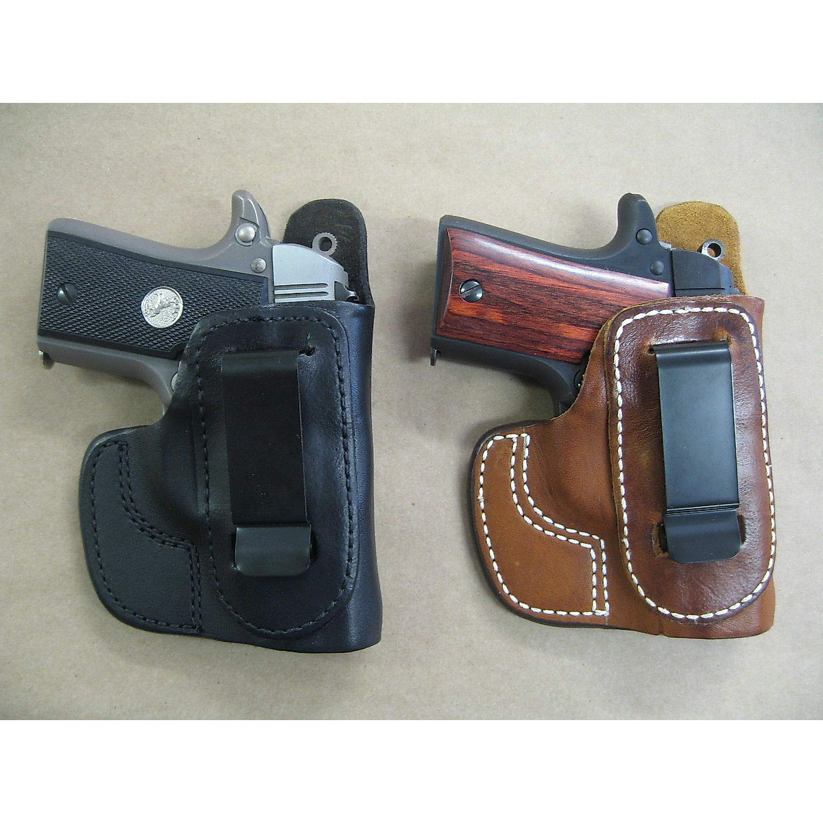 Azula Gun Holsters IWB in The Waist Band Leather Concealed Carry Holster for Raven Arms 25 MP-25 Pistol TAN Left Hand