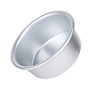 Small Cake Pan, 4 inch Cake Pan Aluminum Alloy Round Cake Pan Nonstick Circle Cake Pan Baking Mold Bakeware
