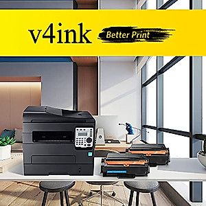 v4ink Compatible Toner Cartridge Replacement for Dell 331-7328 RWXNT DRYXV Work with B1260dn B1260dnf B1265dnf B1265dfw Printer, 2-Pack