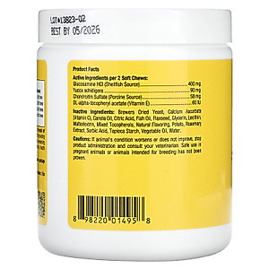 Charlie & Frank, Pet Hip & Joint, for Cats & Dogs, Helps Support Healthy Joint Function & Flexibility, 120 Soft Chews