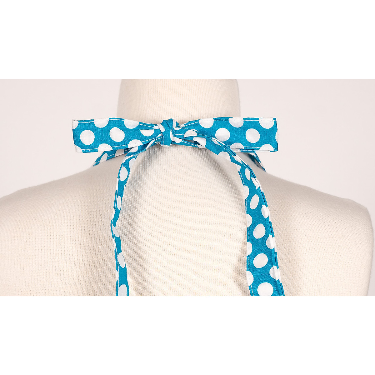 KAF Home Adult's Hostess Extra Long Ties – Adjustable Bib Cupcake Apron-Machine Wash-Used in Kitchen, Gardening, Multicolor