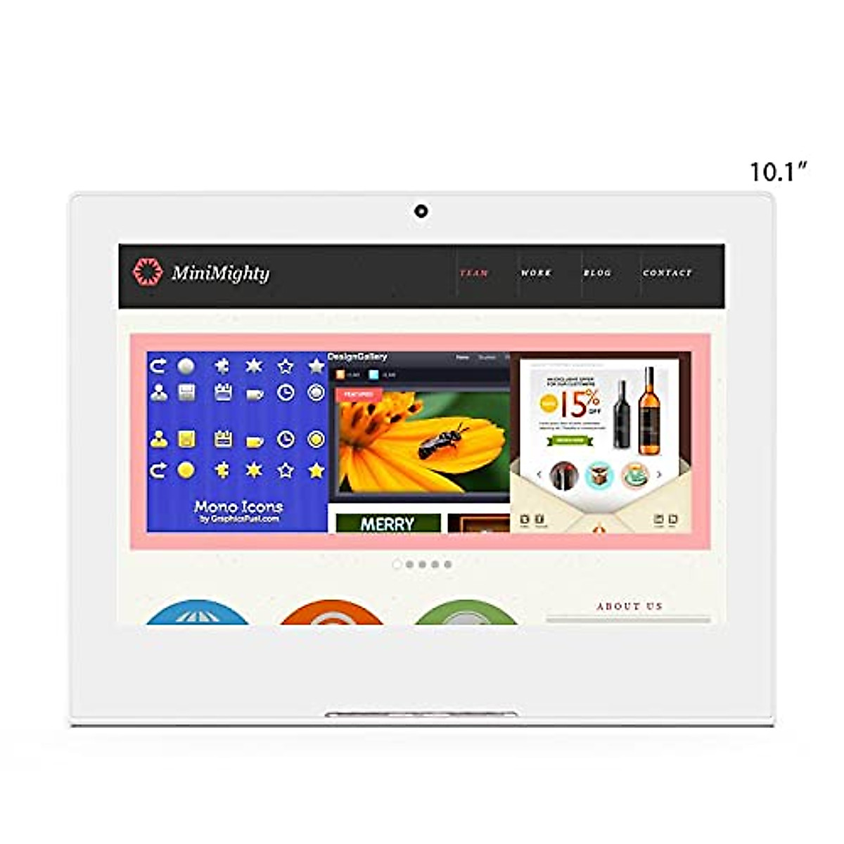RAYPODO 10.1 inch L Shape Android 6.0 Tablet PC with RK3128 Chipset