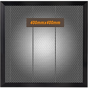 Honeycomb Laser Bed 400x400x22mm, Laser Honeycomb Bed for Laser Engraver and Cutter Machine, CO2 Engraver Cutting Machine, Laser Engraver Accessories, Smooth Edge, Aluminum(15.7x15.7x0.86in)