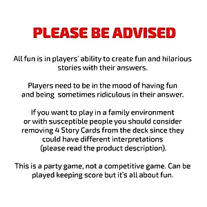 The Awkward Storyteller, Party Card Games for Adults Teens & Kids That Involves Everyone in Fun, Laughter, and Creative Story-Telling, for 4-11 Players, Ages 16+