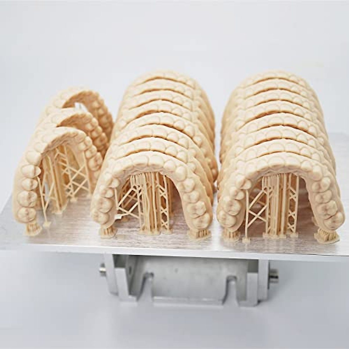 RESIONE 3D Printer Resin, D01S Dental Model Resin for Restoration Implant Study Models High Dimensional Accuracy with Not Warped and Very Low Shrinkage for LCD DLP MSLA 3D Printing