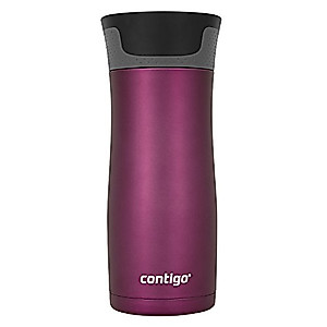 Contigo AUTOSEAL West Loop Vaccuum-Insulated Stainless Steel Travel Mug, 16 oz, Radiant Orchid Trans Matte