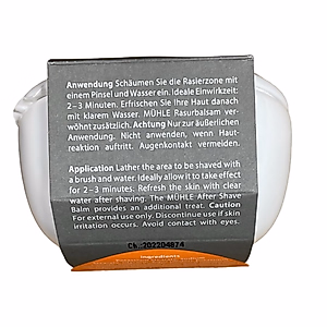 MÜHLE SHAVE CARE Porcelain Dish incl. Sea Buckthorn Shaving Soap 65g