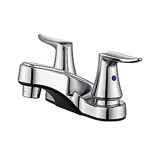 Bathroom Sink Faucet,4 Inch Centerset Faucet for Bathroom Sink,Bathroom Lavatory Faucet,Widespread Bathroom Faucet,4" lavatory faucet chrome,HOMELODY
