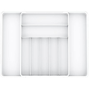 Simple Houseware Expandable Kitchen Drawer Flatware Organizer