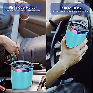 Icesip 20oz Tumbler with Lid And Straw,Stainless Steel Vacuum Insulated Mug,Double Wall Vacuum Insulated Coffee Cups for Cold & Hot Drinks,Insulation Travel Tumblers Cups