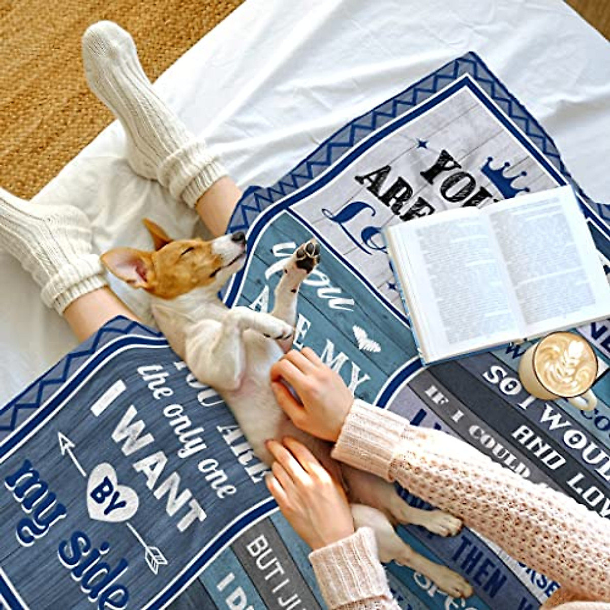 Sqovulw Gifts for Husband Gifts for Fathers Day Husband Gifts from Wife Husband Birthday Gift for Husband for Husband to My Husband Wedding for Him Throw Blanket 60x50 Inch