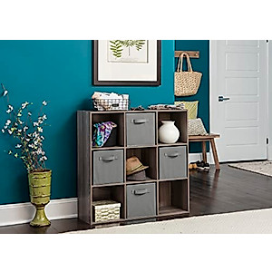 ClosetMaid 4167 Cubeicals Organizer, 9-Cube, Natural Gray