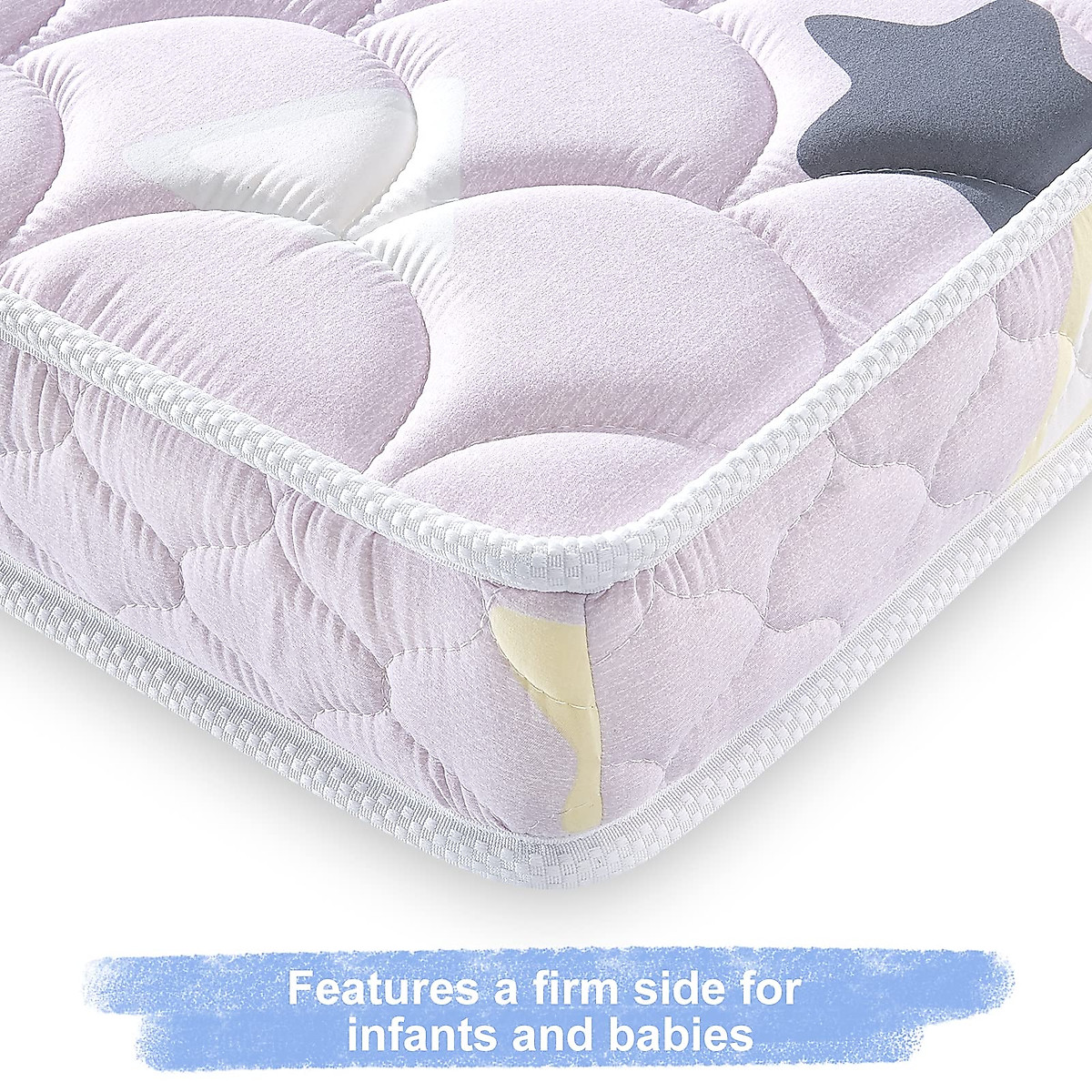 Tiankehan Premium Foam Crib & Toddler Mattress – Breathable, Non-Toxic, 100% Soft, Firm & Hypoallergenic – Fits Standard Full-Size Crib and Toddler Beds