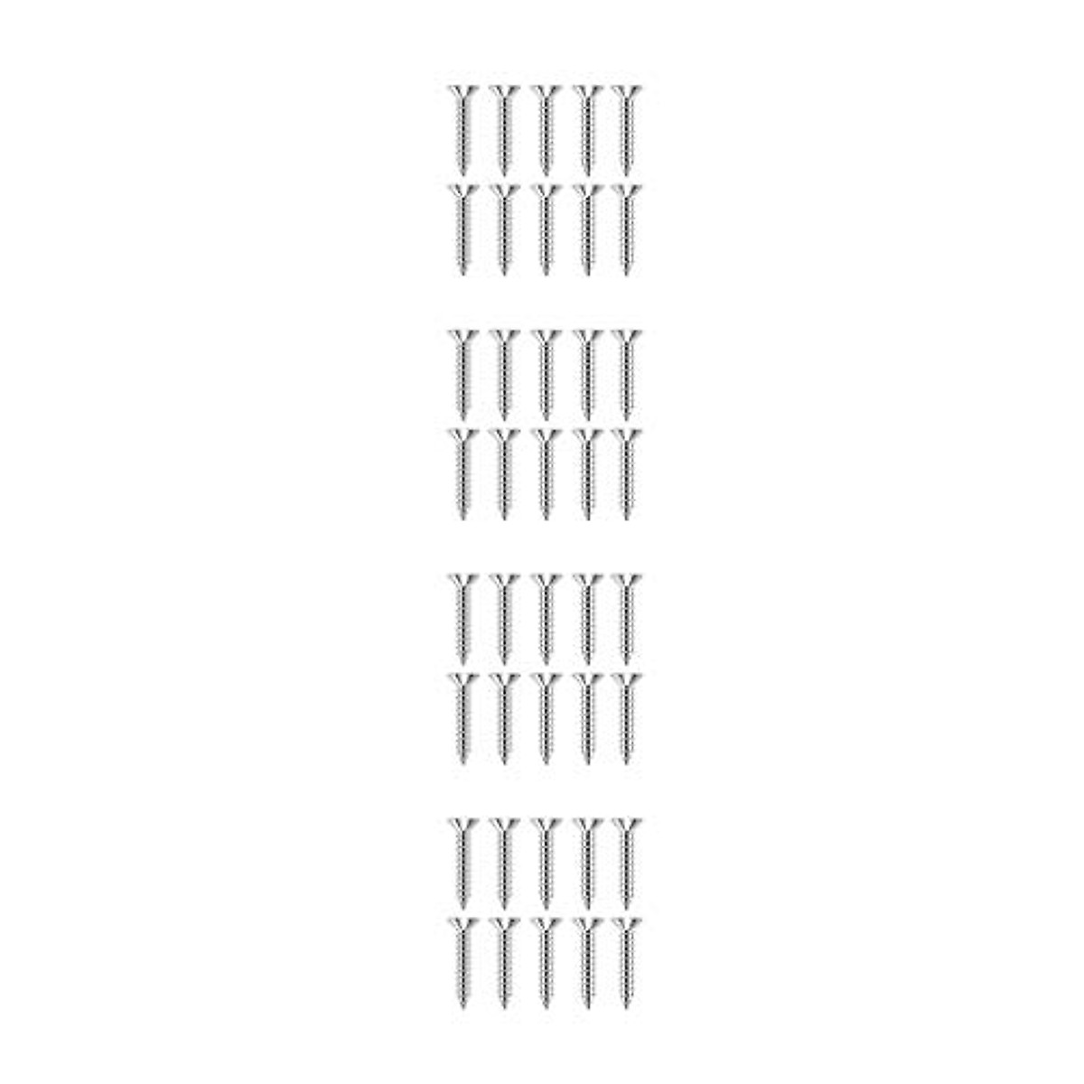 BfyBest 20 Pieces Wall Mounted Hook Robe Hooks Single Coat Hanger and 40 Pieces Screws (Silver)