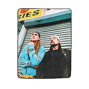 Fun Costumes 60 Inch x 48 Inch Jay and Silent Bob Throw Blanket Standard