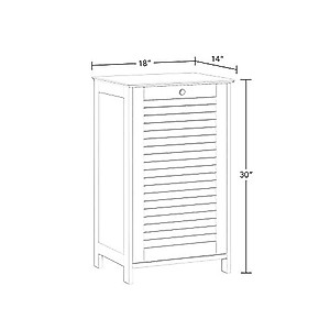 Ellsworth Tilt-Out Laundry Hamper, White