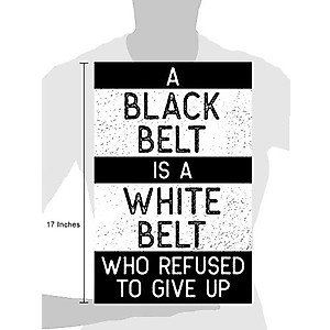 Damdekoli Black Belt Poster - 11x17 Inches - V1
