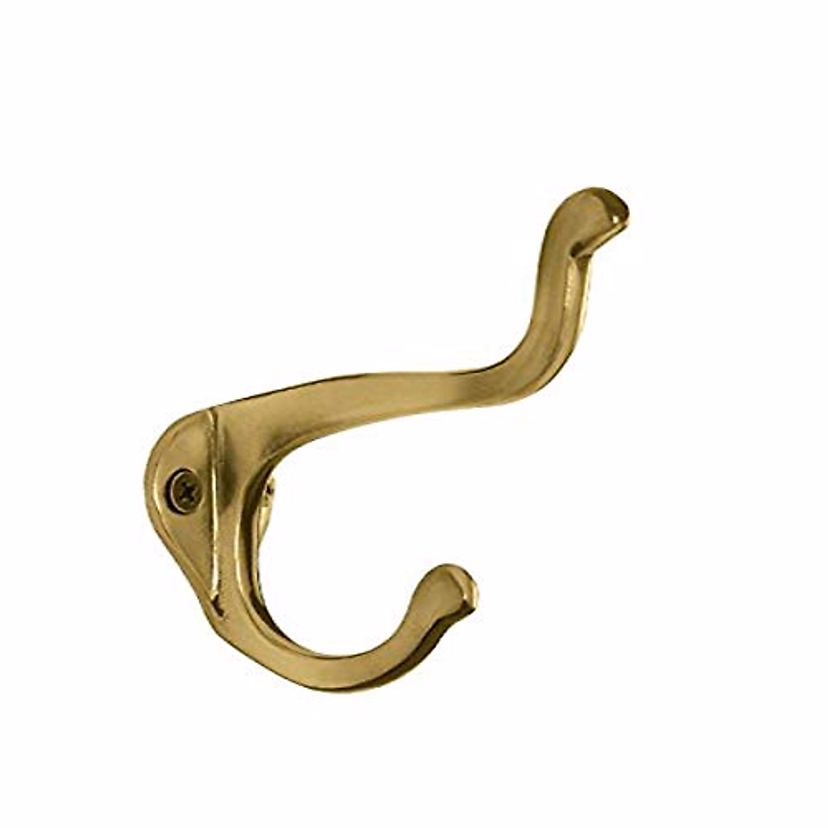 Nostalgic Warehouse Schoolhouse Coat Hook, Polished Brass, 701048