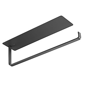 2 Pack Paper Towel Holders Under Cabinet, Self-Adhesive Paper Towel Bar,Paper Towels Rolls Holder Under Counter Wall Mount for Kitchen Bathroom Cabinets Towel Rack Stainless Steel - 13.2'Silver